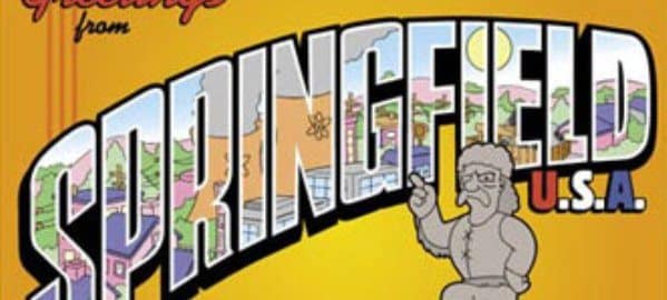 Una especie de Google Earth de la ciudad de Los Simpsons, Springfield ...